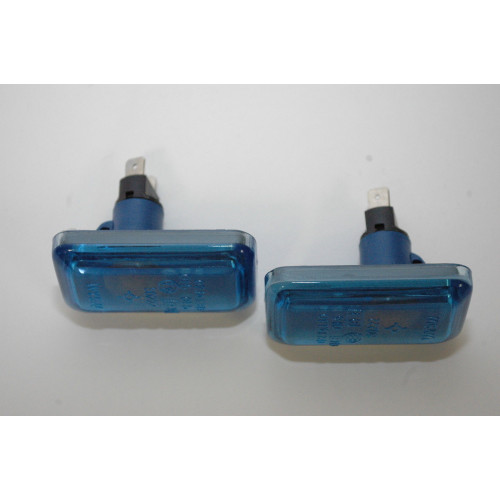 Porsche 911 930 964 993 Fender Side Marker Lights 4A0949101 Blue
