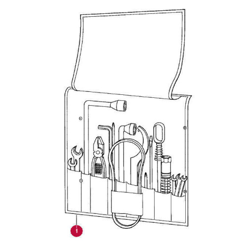 Porsche 911 930 Tool Kit 91172100205 #C