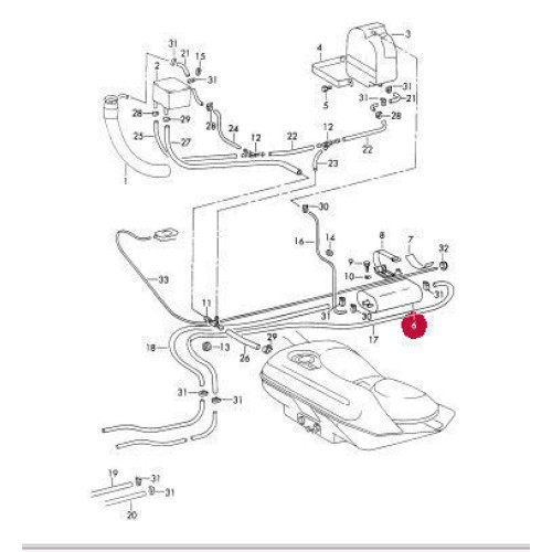 Porsche 911 Early Evaporative Cannister 113201823A 91120118300
