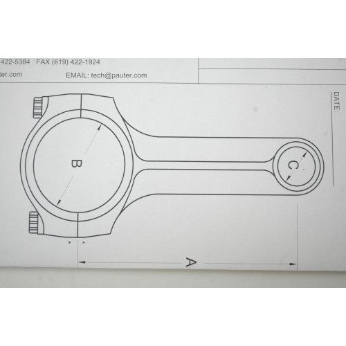 Porsche 911 Pauter Connecting Rod 3.2 964 3.6 Five Units