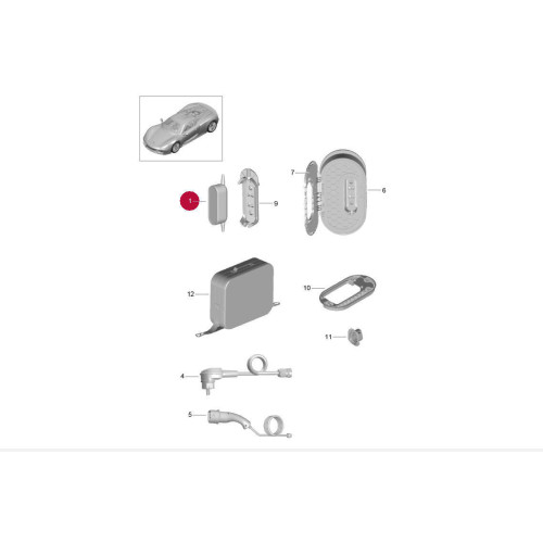 Porsche 918 Spyder 970 Panamera Cayenne Universal Charger 7PP971675B