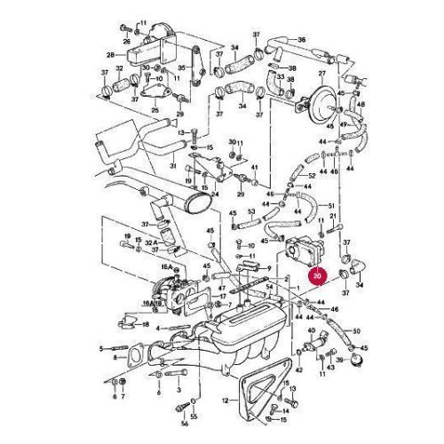 Porsche 924 Warm-Up Valve Regulator 93160610500 SS 931606105X