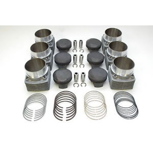 Porsche 930 965 Mahle 3.3 Turbo Pistons Cylinders 93010395408 97mm