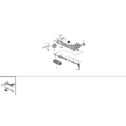 Porsche 964 Power Steering Rack 96434700902