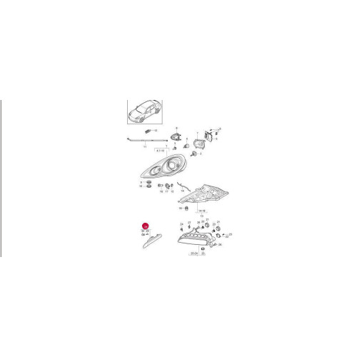 Porsche 970 Panamera Marker Light 97063103402