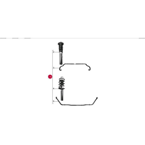 Porsche 981 Cayman Sport Suspension Kit 98104440004