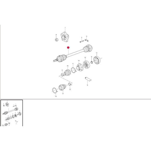 Porsche 987 Cayman Boxster Axles 98733202423
