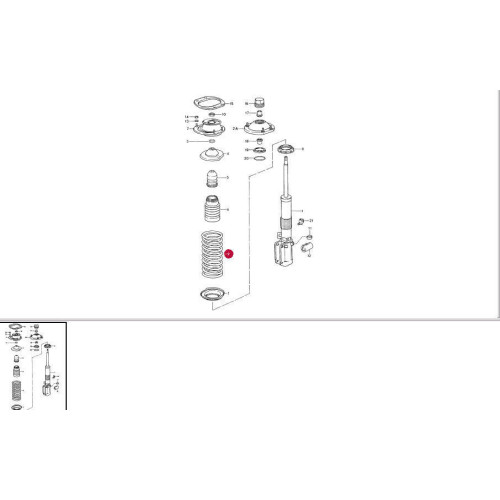 Porsche 993 Turbo Spring SET 96534353102504 Rear 99333353116504
