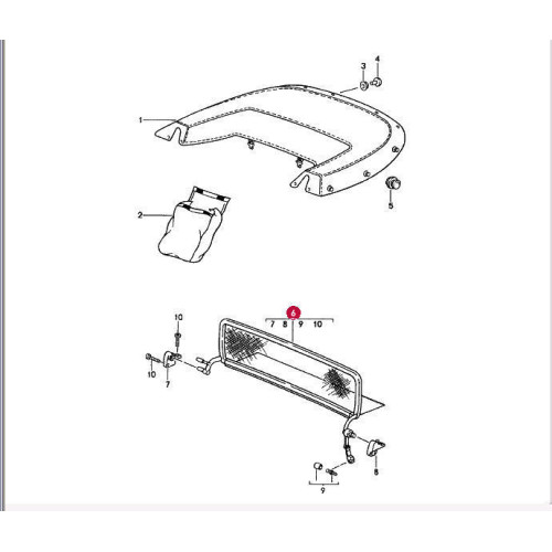 Porsche 993 Windscreen 99356197903DEZ