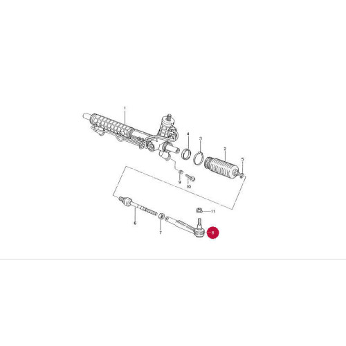 Porsche 996 GT3 Cup Tie Rods 99634713103