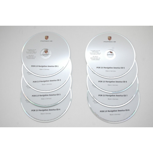 Porsche PCM Navigation CDs 00004490131