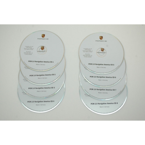 Porsche PCM Navigation CDs 00004490131